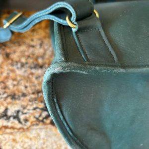 Coach | Bags | Coach Preowned Vintage Rare Bottle Green Rucksack ...